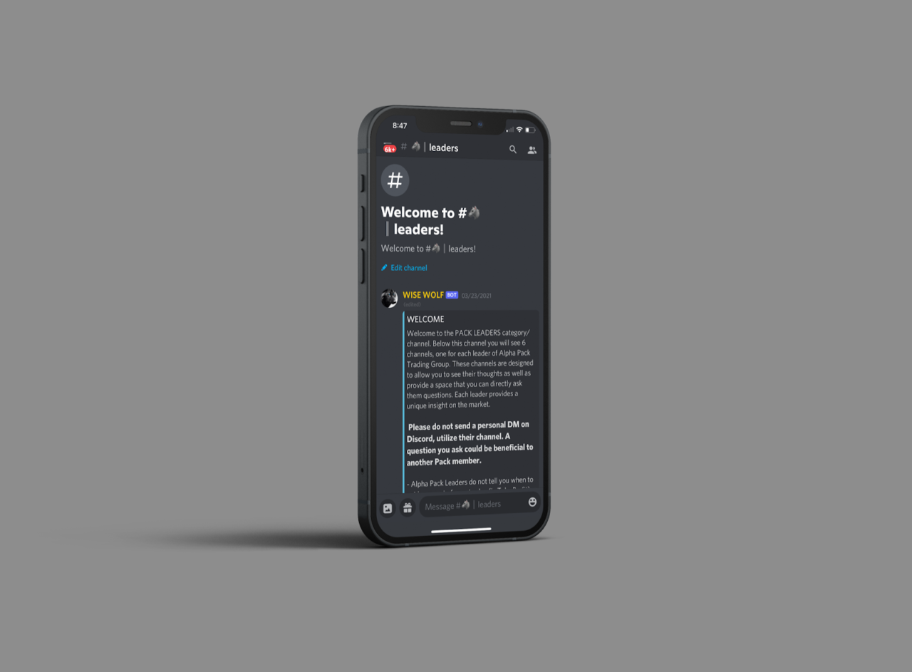 Join The Alpha Pack - Alpha Pack Trading Group 🐺